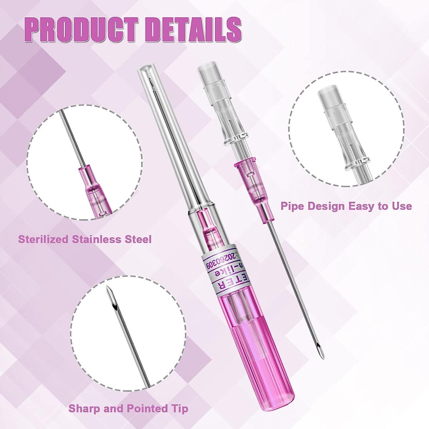 Wholesale European Cannula Body Piercing Needle 14G 16G 18G 20G 22G – APM